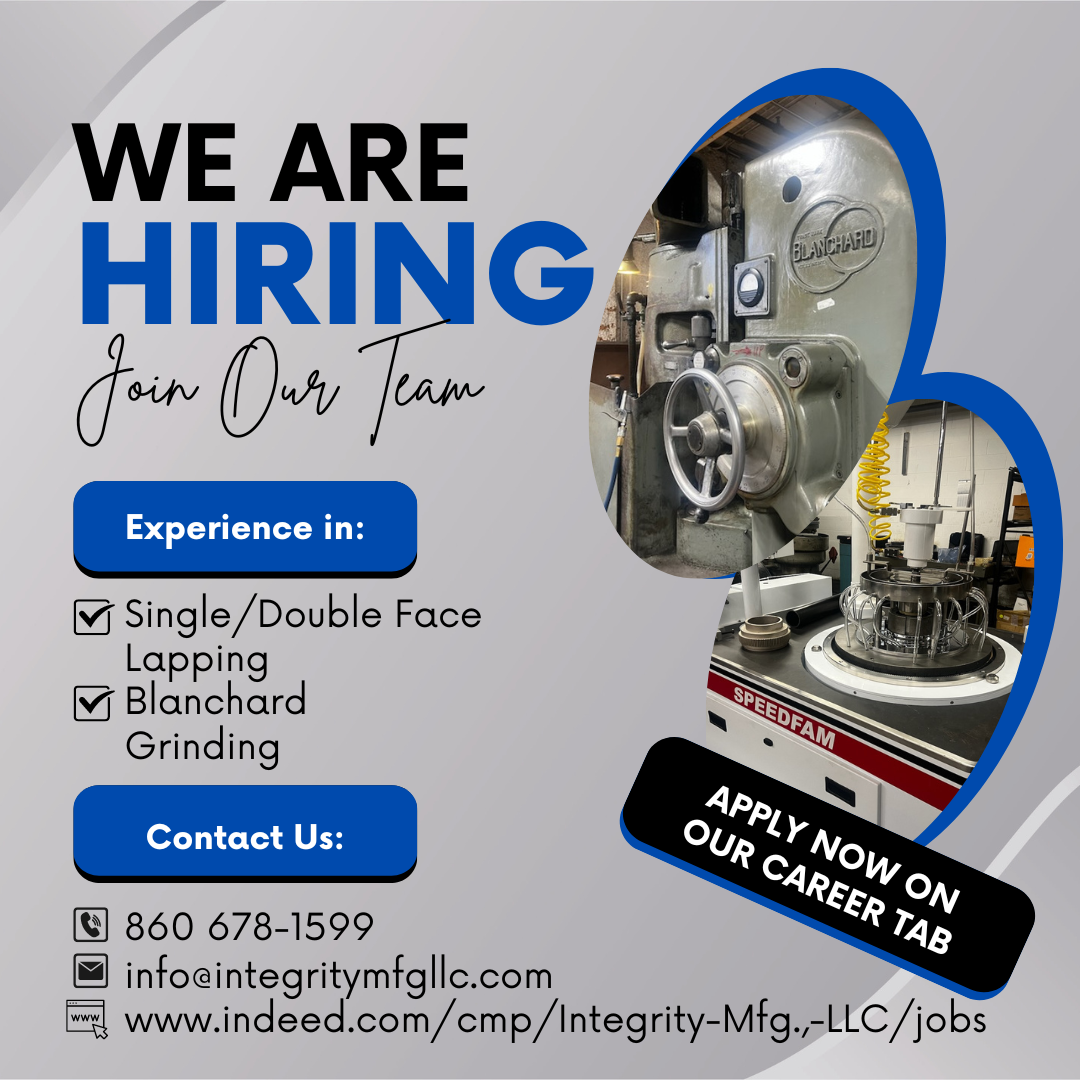 Integrity Manufacturing – High Precision Grinding – Farmington CT ...